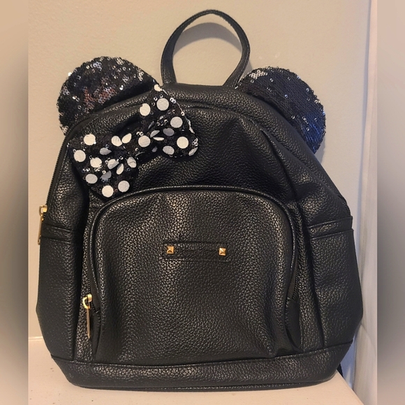 Disney | Bags | Disney Minnie Mouse Sequinned Small Backpack | Poshmark